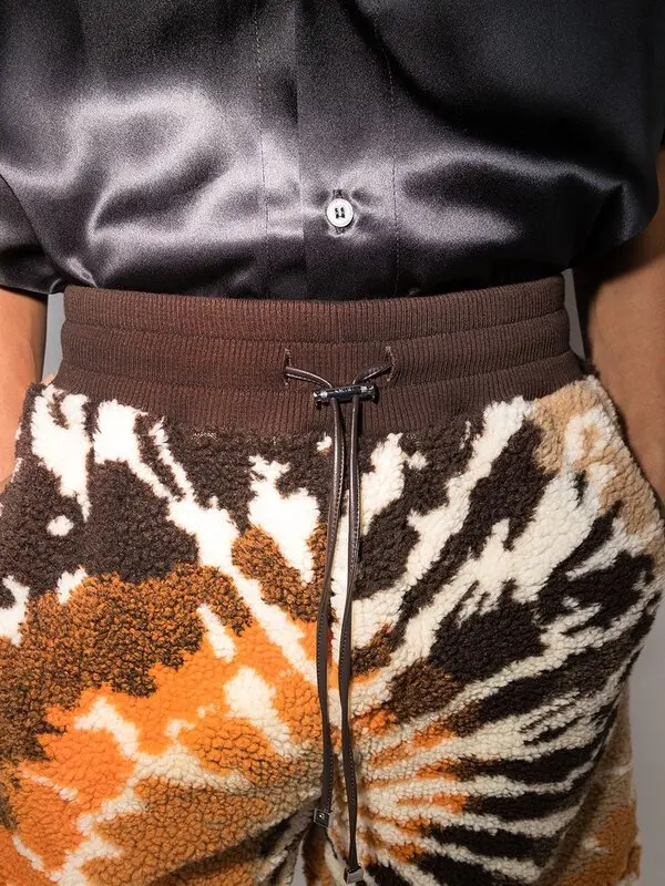 Amiri Tie-dye Fleece Shorts