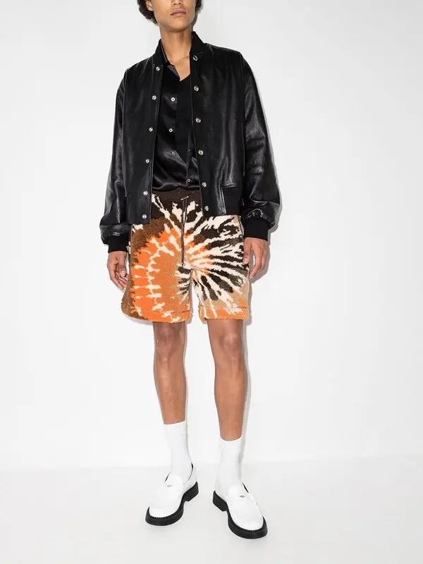Amiri Tie-dye Fleece Shorts