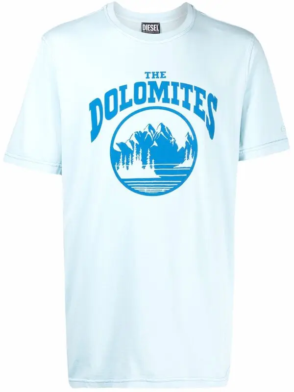 DIESEL® Graphic-print T-shirt - Blue
