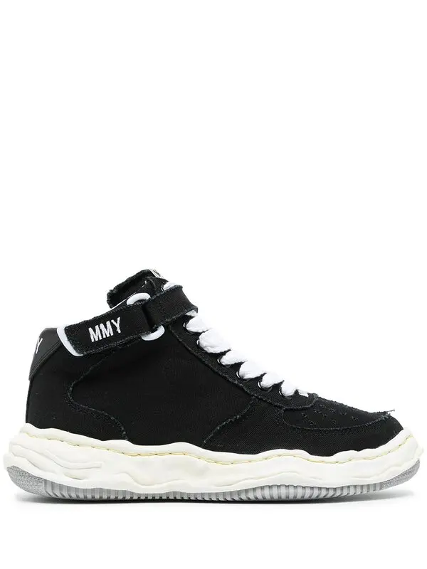 Mihara Yasuhiro Wayne High-top Sneakers - Black