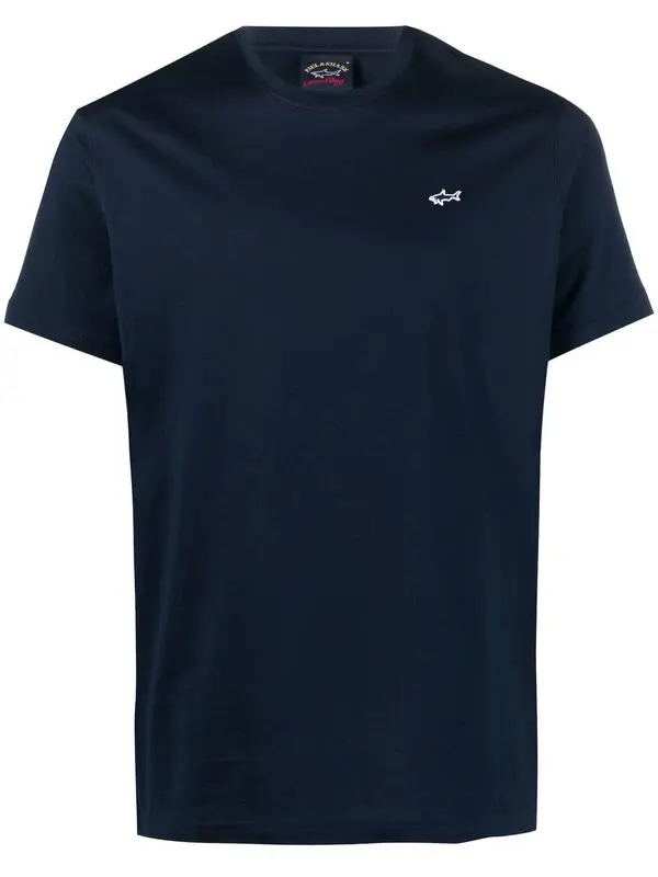 Paul & Shark Logo Patch Cotton T-shirt