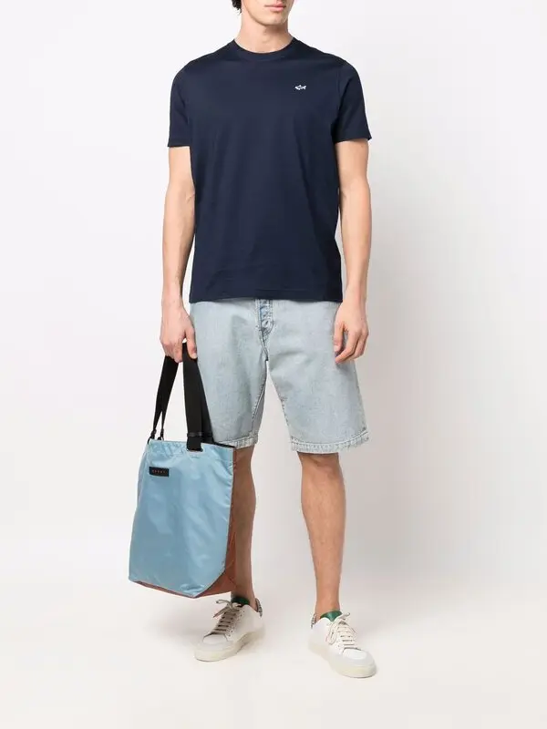 Paul & Shark Logo Patch Cotton T-shirt