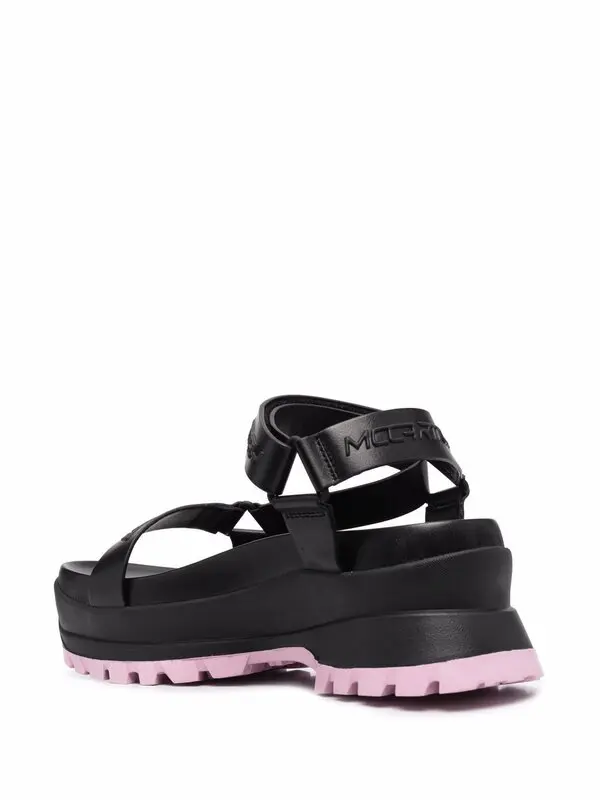 Stella McCartney Trace Logo-embossed Flatform Sandals