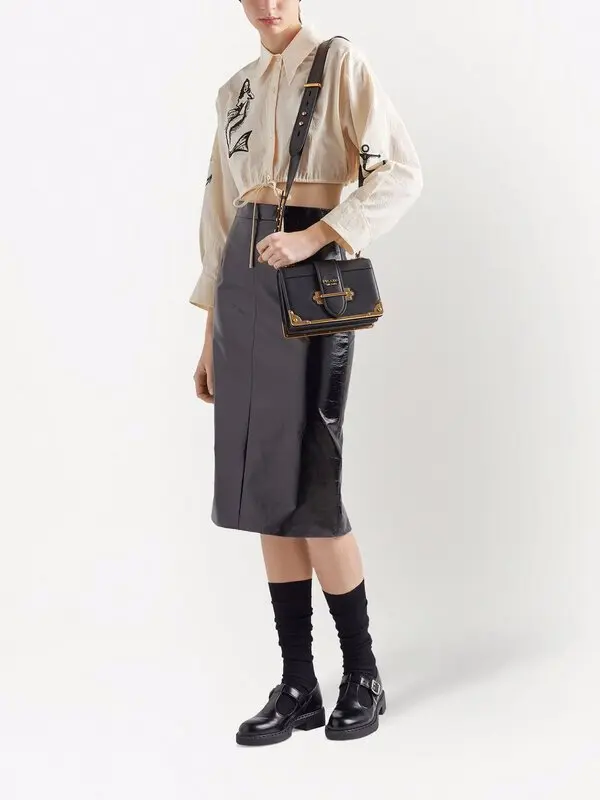 Prada Cahier Shoulder Bag
