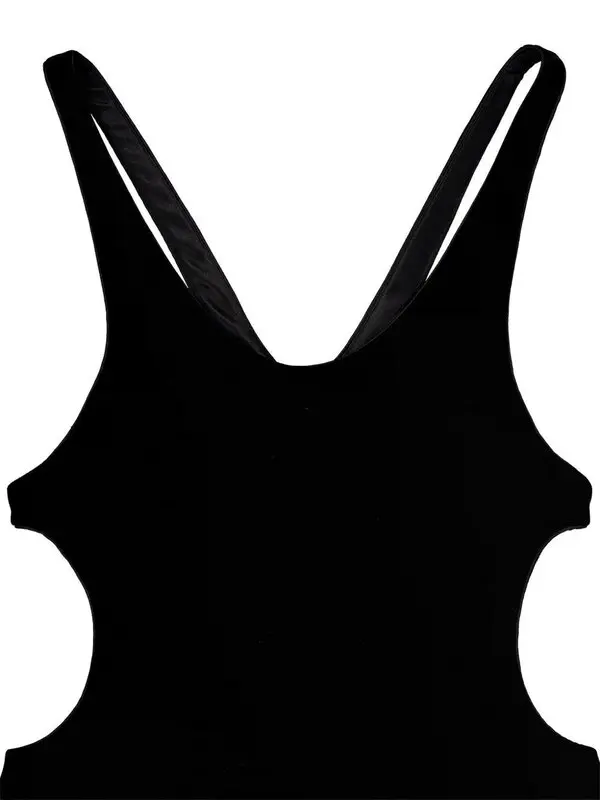 Saint Laurent Cut-out Silk Dress