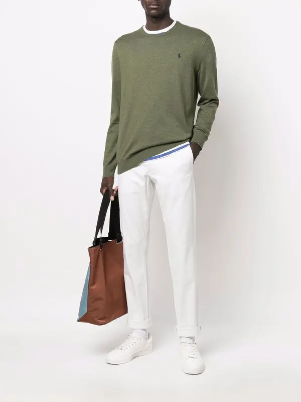 Polo Ralph Lauren Four-pocket Cotton Chino Trousers - White