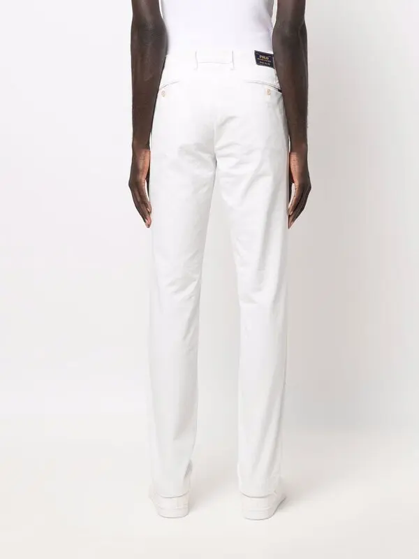 Polo Ralph Lauren Four-pocket Cotton Chino Trousers - White