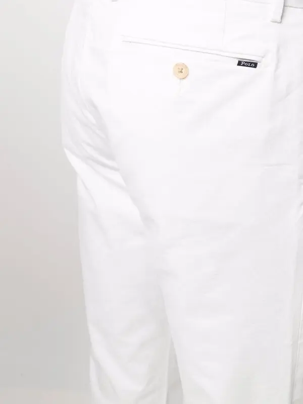 Polo Ralph Lauren Four-pocket Cotton Chino Trousers - White
