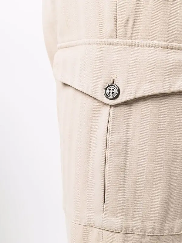 Brunello Cucinelli Tapered Cotton Trousers