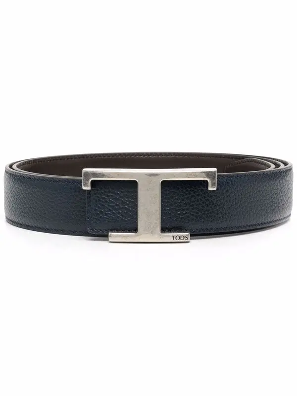 TOD'S T Logo Buckle Belt