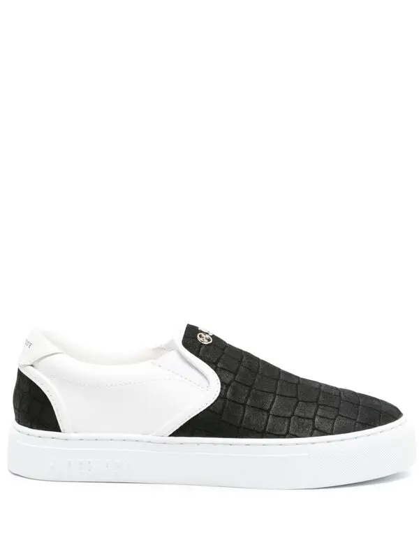 HIDE&JACK Fuji Croco Slip-on Sneakers