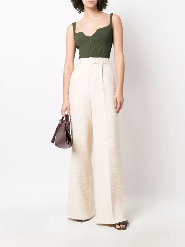 Amiri High-waisted Woven Trousers