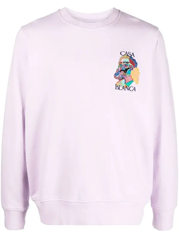 Casablanca Logo-embroidered Sweatshirt