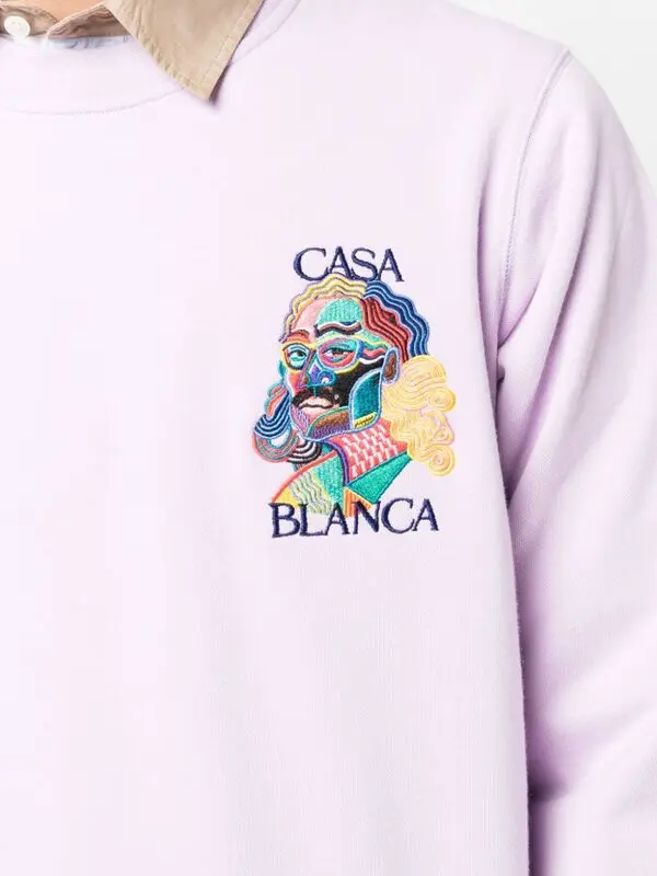 Casablanca Logo-embroidered Sweatshirt