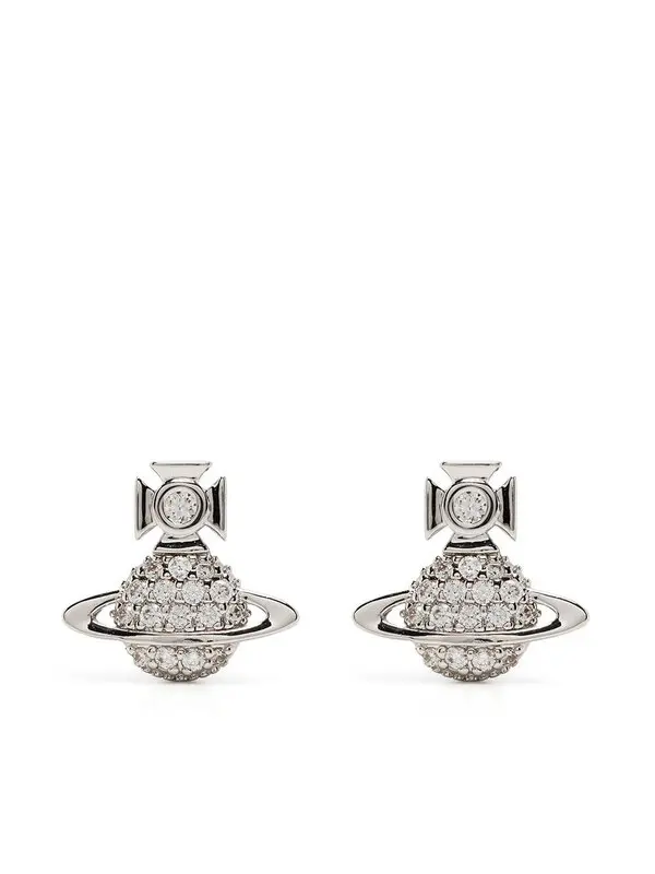 VIVIENNE WESTWOOD Tamia Orb Stud Earrings - Silver