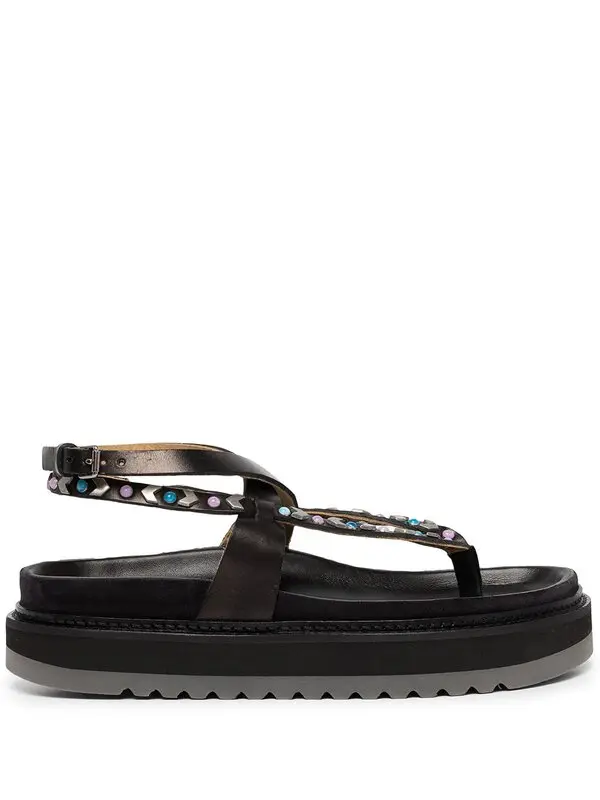 Isabel Marant Stud-embellished Thong Sandals