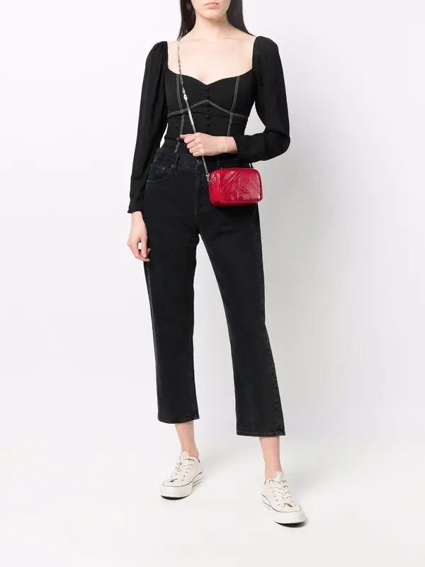 GOLDEN GOOSE Mini Crossbody Bag - Black