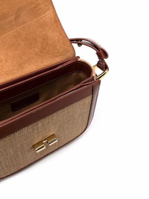 A.p.c. Mini Grace Jute Crossbody Bag