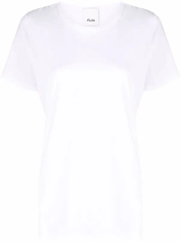 ALLUDE Short-sleeve T-shirt - White