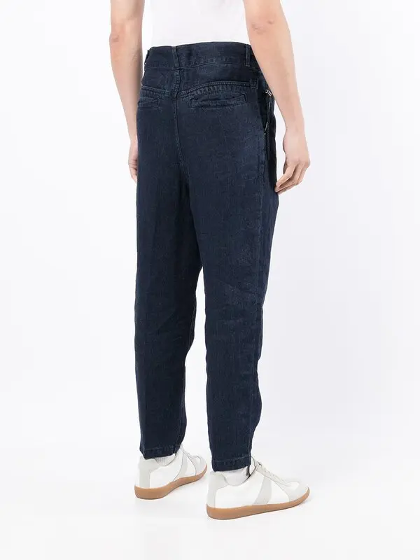RITO STRUCTURE Cropped Linen Jeans