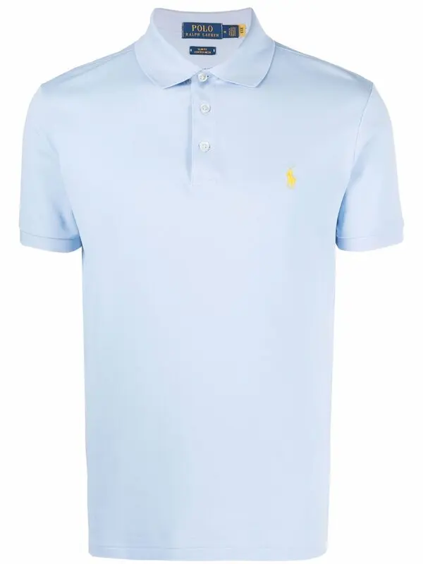Polo Ralph Lauren Polo Pony Cotton Polo Shirt - Blue