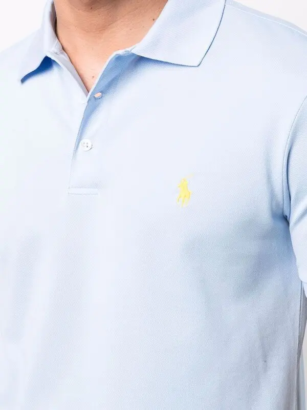 Polo Ralph Lauren Polo Pony Cotton Polo Shirt - Blue