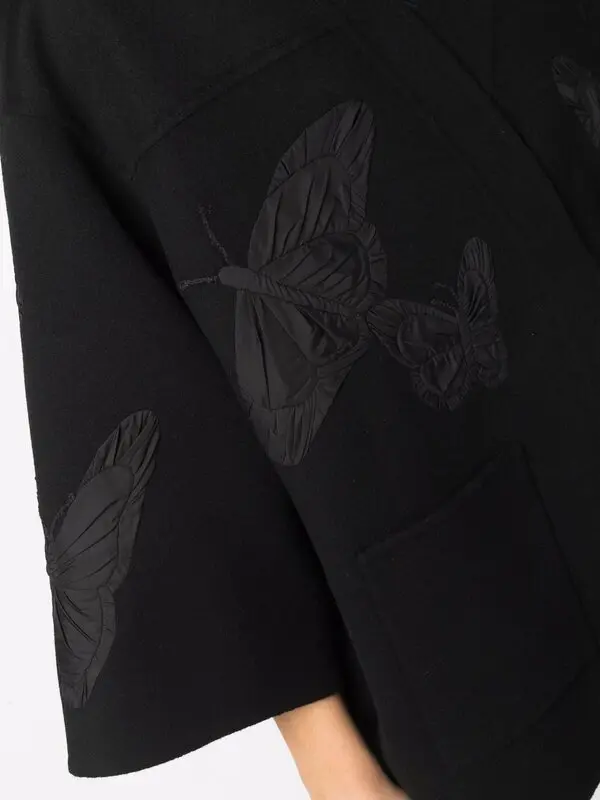 Valentino Garavani Embroidered Butterfly Wrap Jacket