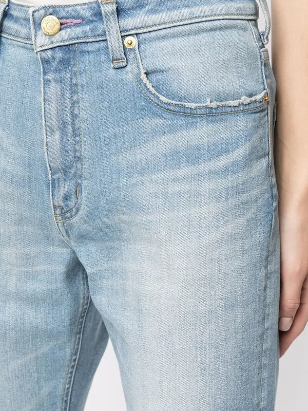 TU ES MON TRESOR The Amethyst Flare Leg Jeans - Blue