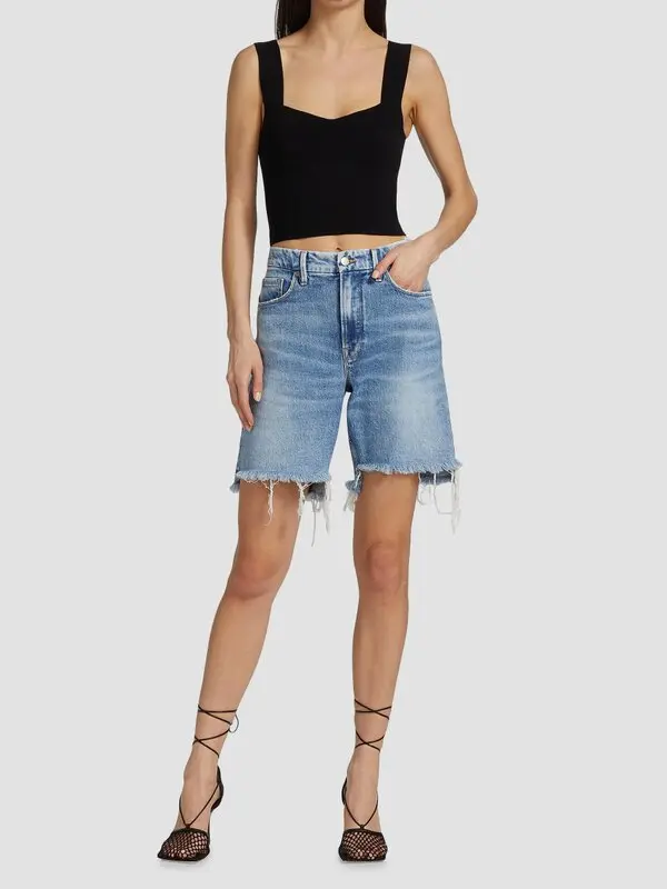A.L.C. Jordana Sleeveless Cropped Top - Black