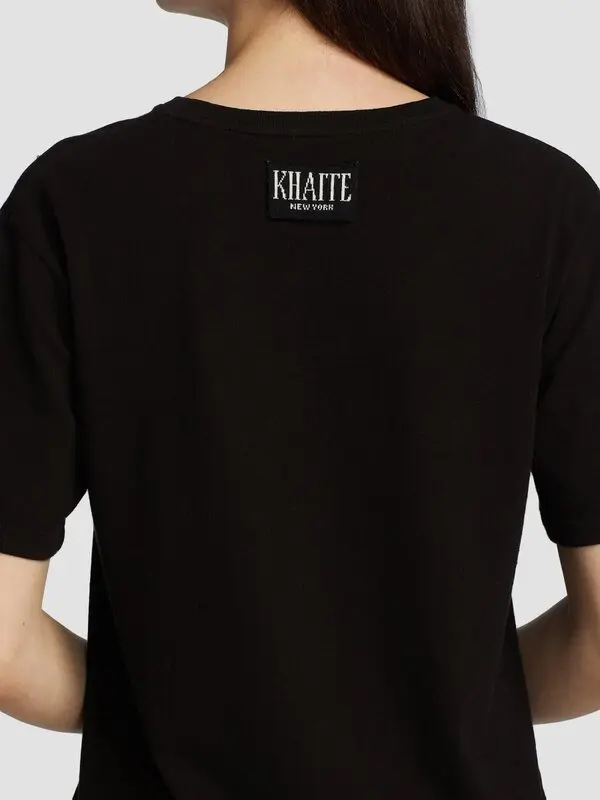 Khaite Mae Short-sleeve T-shirt - Black