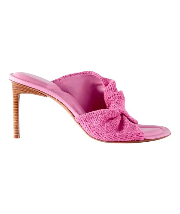 Jacquemus Bagnu Twisted Terry Mules