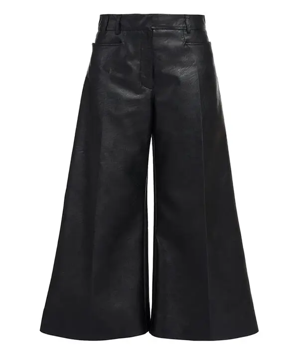 Simkhai Dasha Vegan Leather Pant In Burgundy