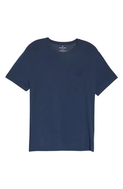 Tommy John Second Skin Pocket Sleep T-shirt - Dress Blues