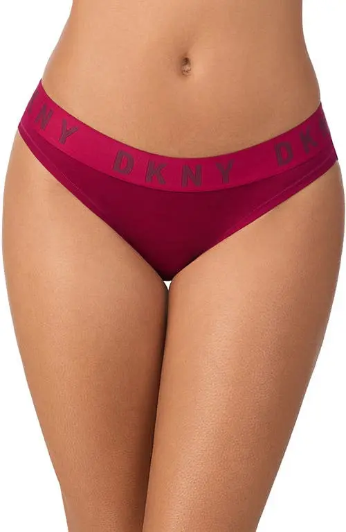 Dkny Cozy Boyfriend Bikini - Berry