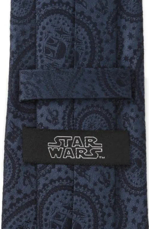 CUFFLINKS, INC. The Mandalorian Paisley Silk Neck Tie - Navy