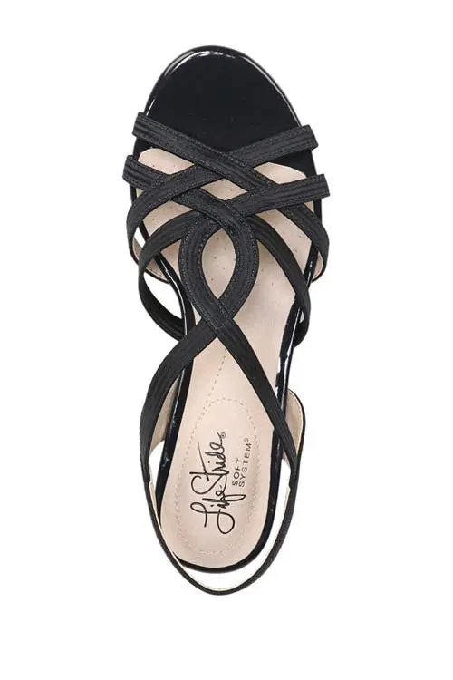 LIFESTRIDE Strappy Slingback Sandal - Navy