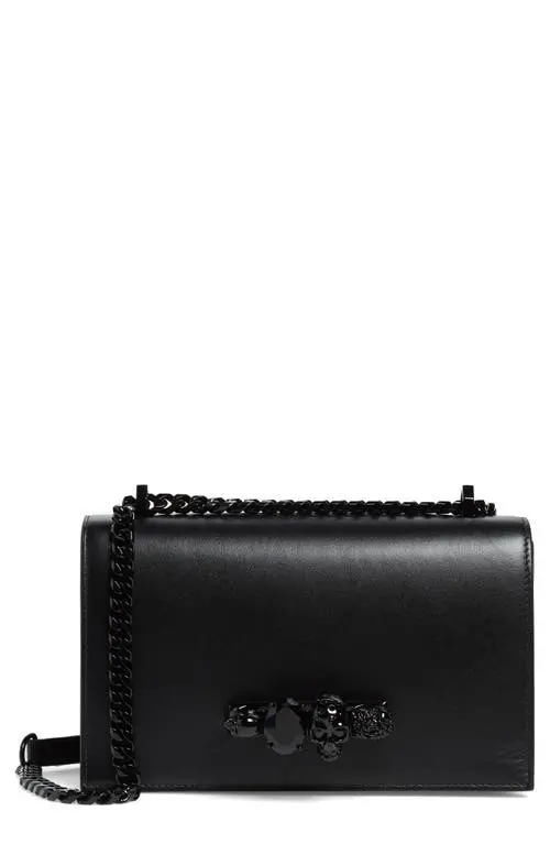 Alexander McQueen Leather Crossbody Knuckle Bag