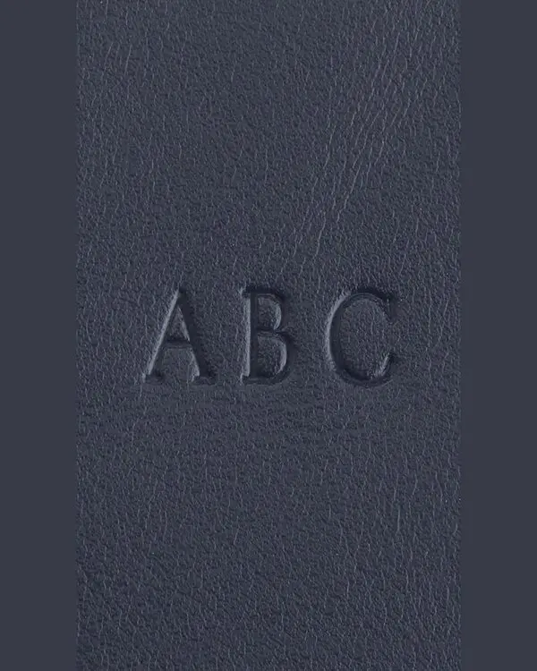 ROYCE NEW YORK Rfid Blocking Continental Wallet, Personalized - Navy Blue