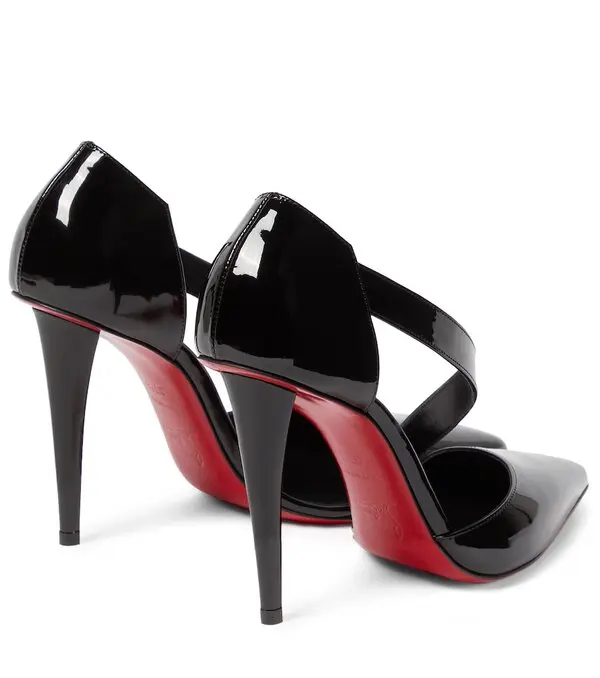 CHRISTIAN LOUBOUTIN Astrid 100 Patent Leather Pumps