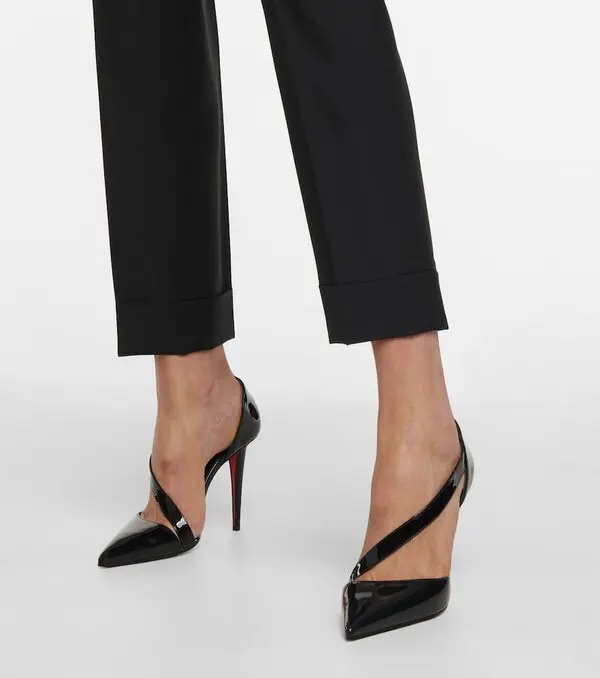 CHRISTIAN LOUBOUTIN Astrid 100 Patent Leather Pumps