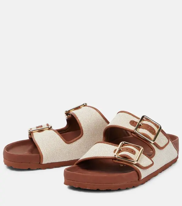 BIRKENSTOCK 1774 Arizona Canvas Slides