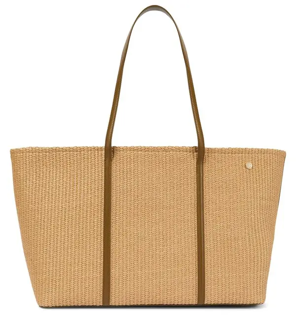 Loro Piana Carry Everything Large Raffia Tote