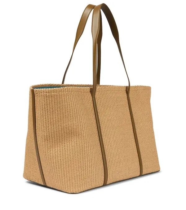 Loro Piana Carry Everything Large Raffia Tote