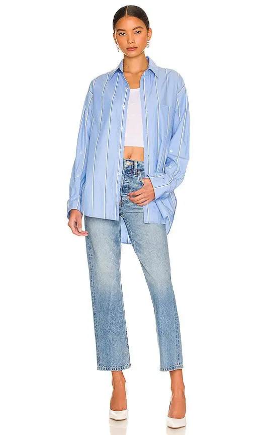 RE/DONE X Hanes Cropped Rib Tank
