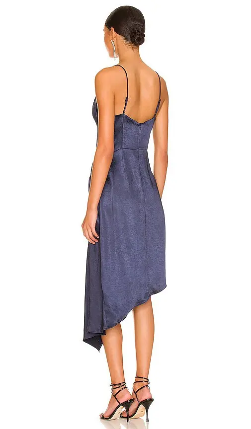 ELLIATT Jacinda Draped Satin Mini Dress