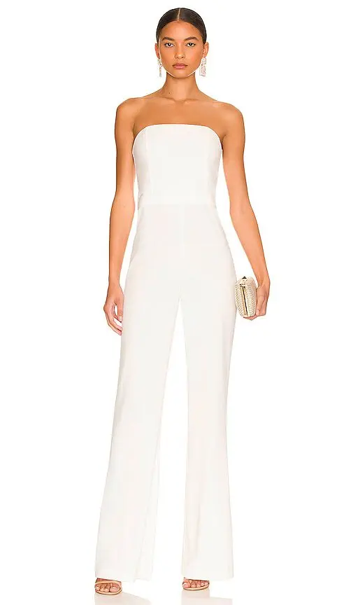 Alice + Olivia Lavera Jumpsuit - Off White