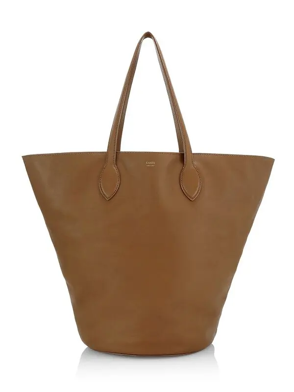 Khaite Osa Circle Leather Tote Bag
