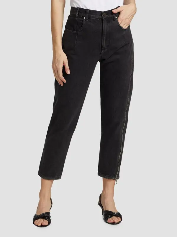 3.1 Phillip Lim High-rise Zip Detail Jeans