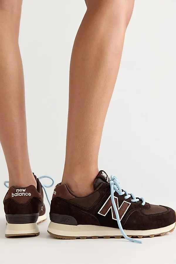 NEW BALANCE 574 Lace-up Sneakers - Black