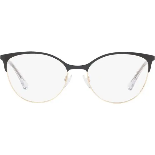 Emporio Armani 54mm Cat Eye Optical Glasses - Black Gold